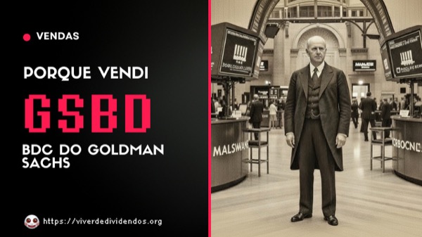 Venda GSBD - Viver de Dividendos